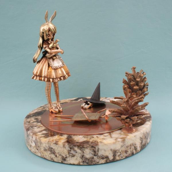 Project - Alice's Conundrum - Bronze Art by William Miles