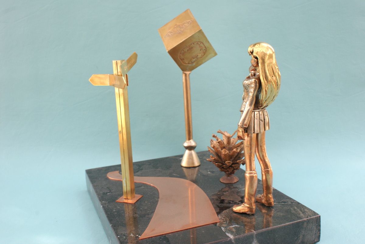 Project - Mandelbrot Cube - Bronze Art by William Miles